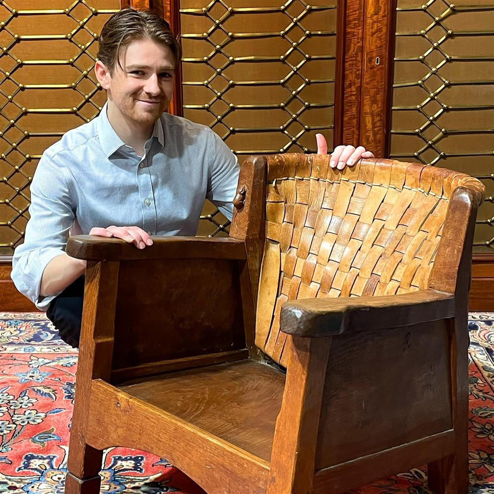 Record-Breaking Sale of Historic Mouseman Armchair | Duggleby Stephenson
